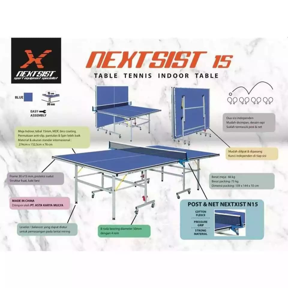 10 Rekomendasi Meja Pingpong Terbaik | mybest