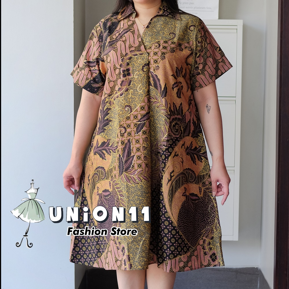 Contoh Blouse Batik Untuk Orang Gemuk