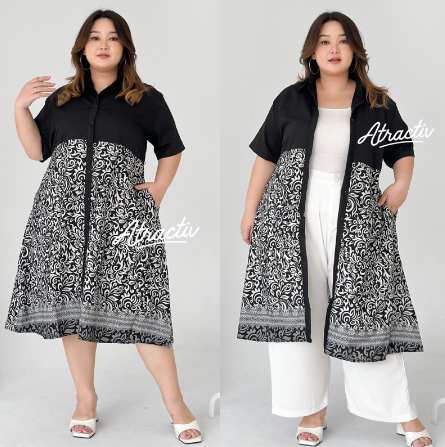 Contoh Blouse Batik Untuk Orang Gemuk